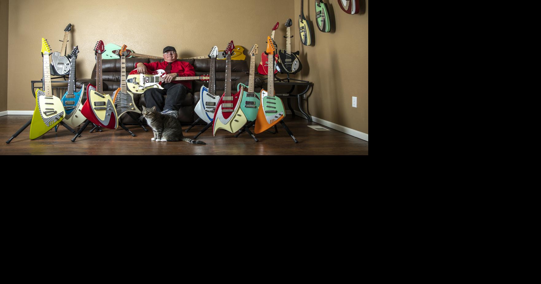 Summerset artist designs retro-futuristic guitars