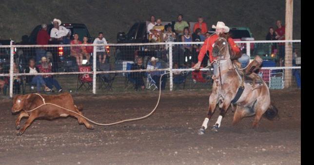 Riley Pruitt wins roping again at Crawford rodeo