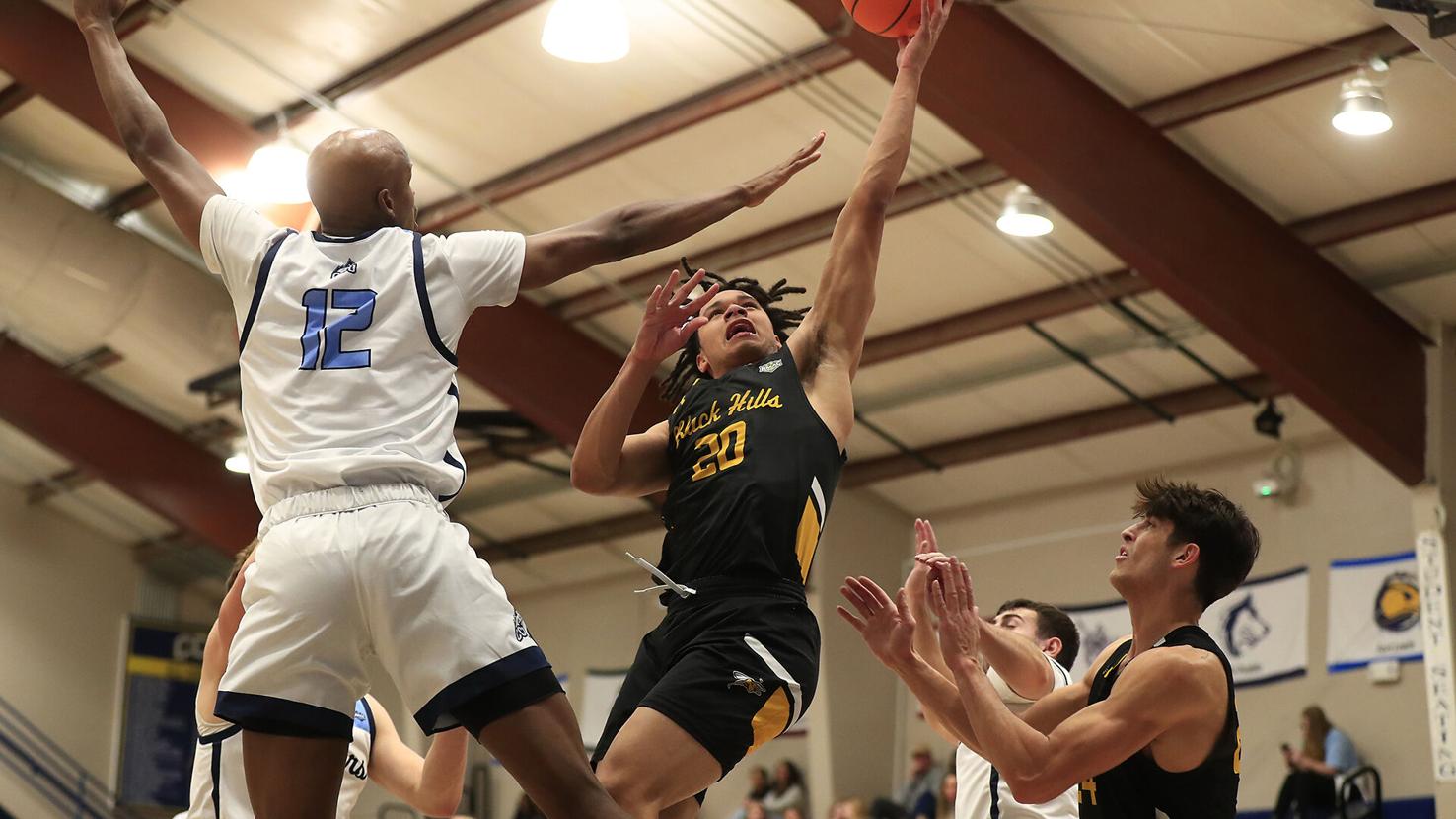 Black Hills State basketball wins on the road