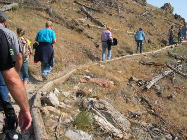 Hiking Bear Butte is quite a way to celebrate life