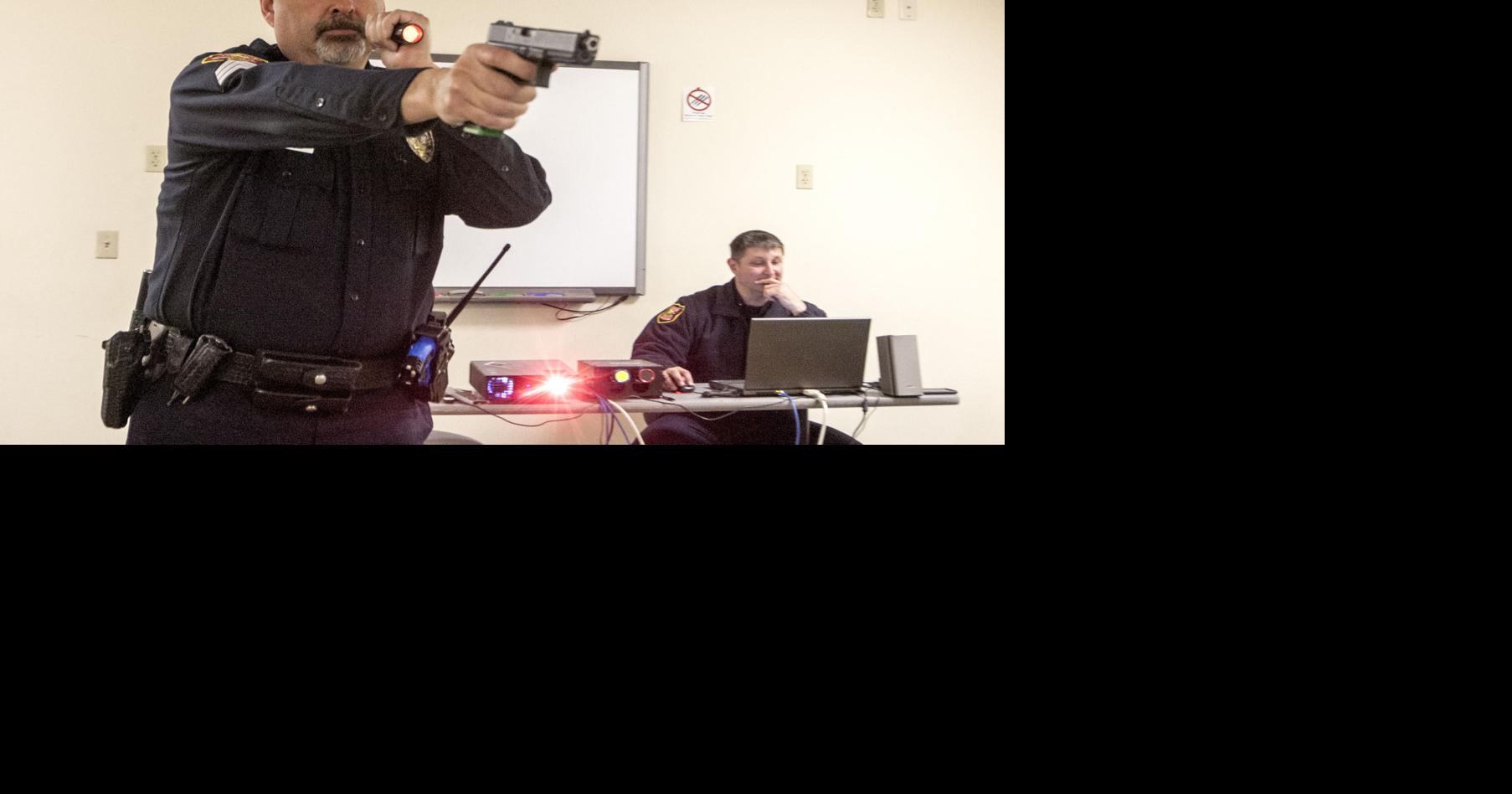 Police use video training to practice use-of-force scenarios