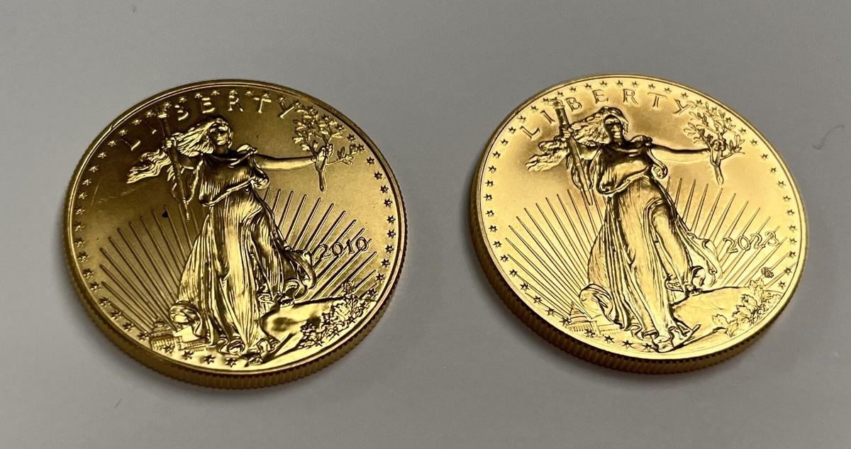 Gold coin donated in Rapid City, Spearfish red kettles