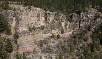 Falling Rock area inherently dangerous