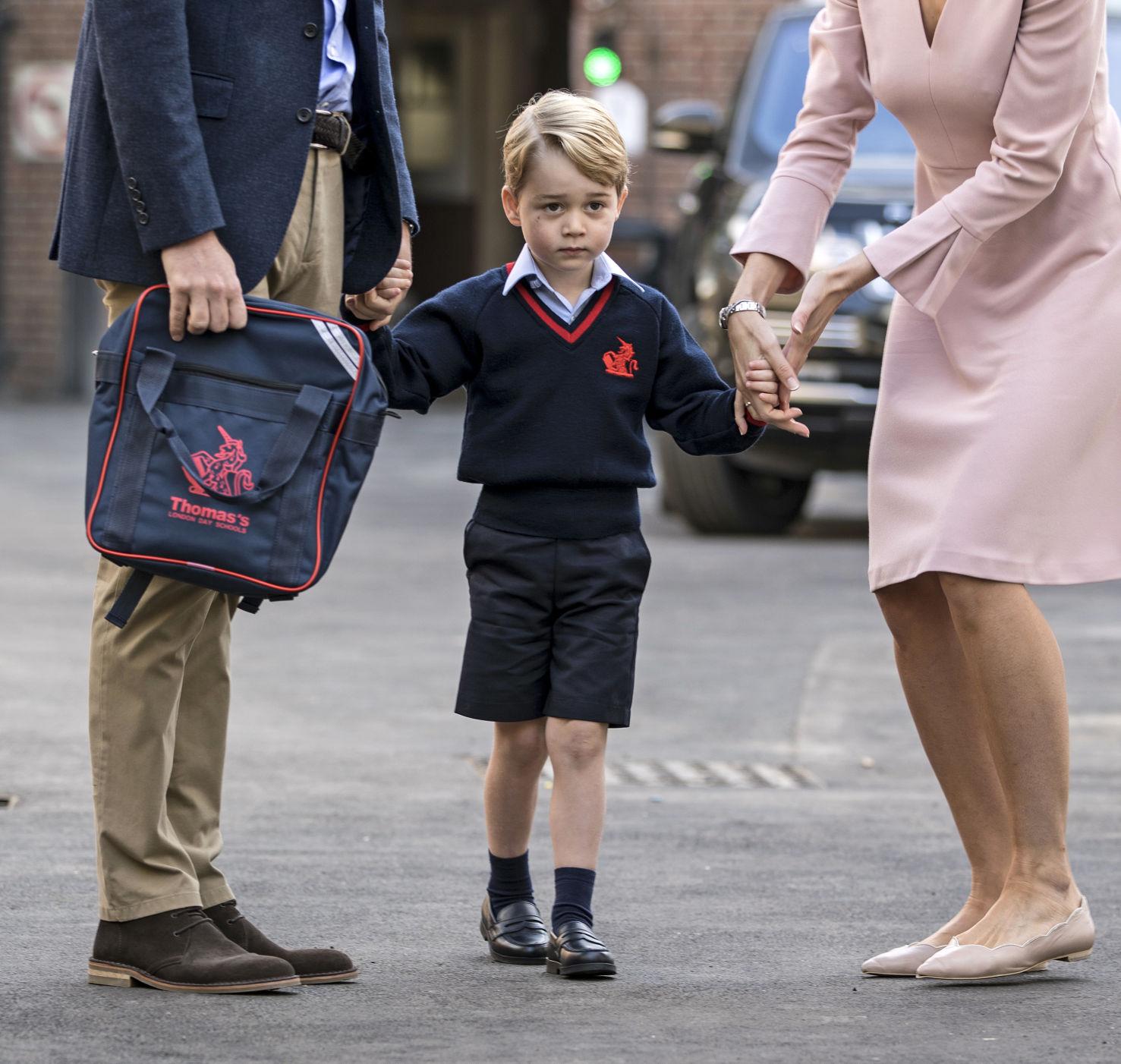 Photos: 4-year-old Prince George attends his first day of school