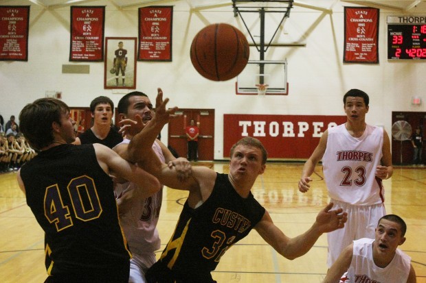 High School Boys Basketball: Thorpes shoot down Custer