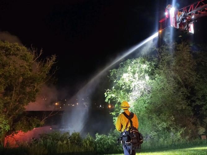 RCFD responds to railroad bridge fire