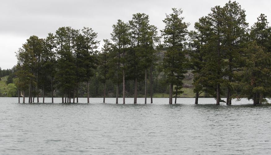 Pactola Reservoir flooding, but remains open