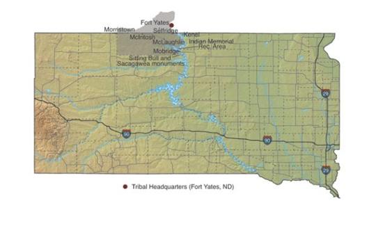 9 sovereign Native American tribes in South Dakota