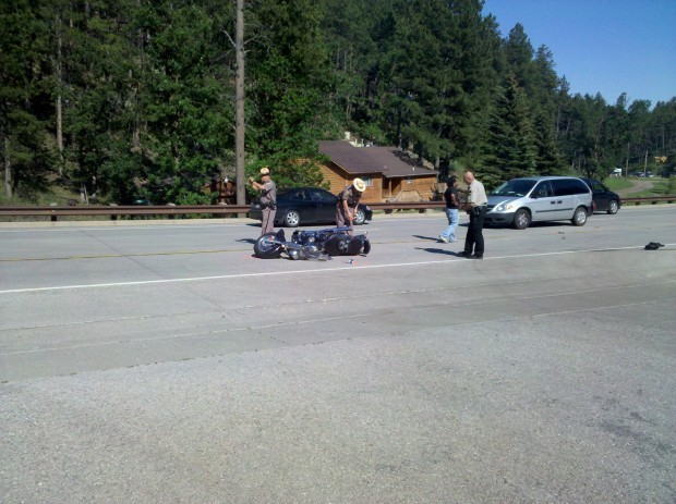 Female passenger killed after being thrown from motorcycle