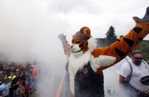 Motorcycle riders take in Wyoming Wednesday