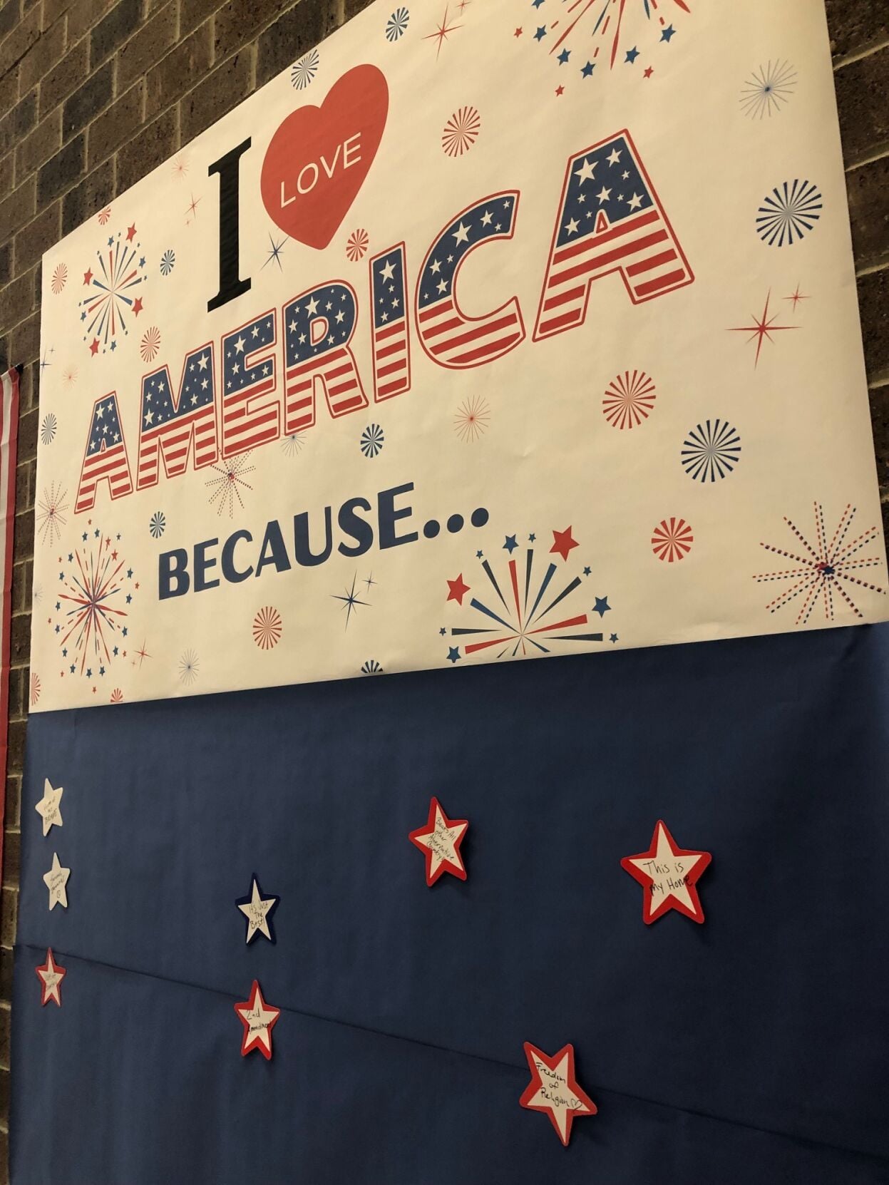 Rapid City Hall lobby features ‘I love America because…’ table