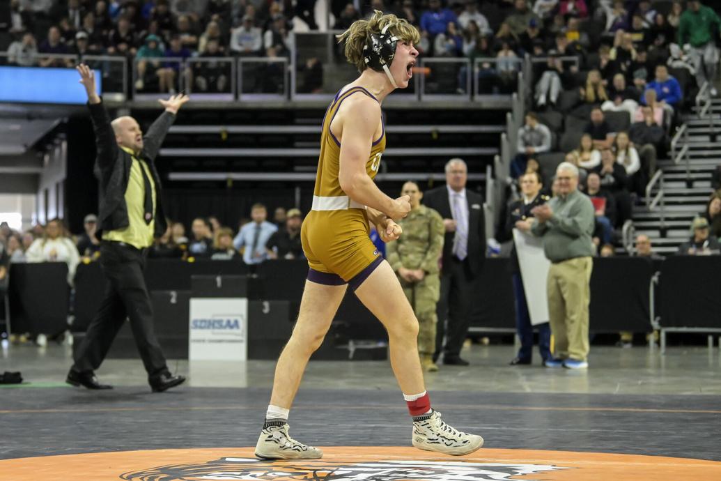 PHOTOS: Action from the Class A and Class B state wrestling championships