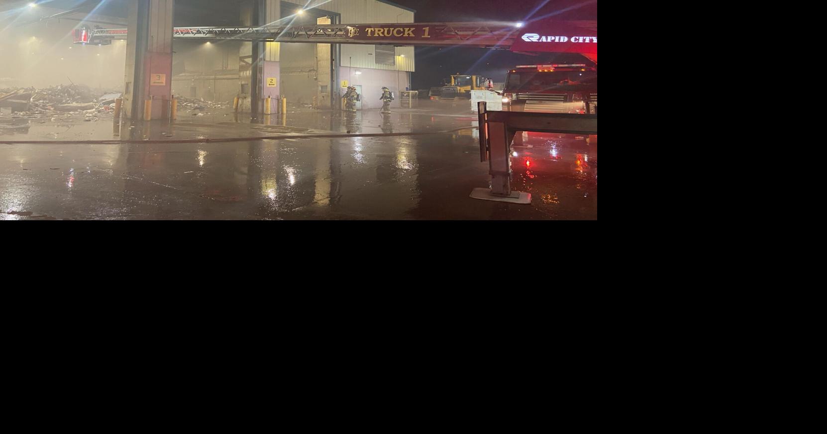 RCFD responds to fire at landfill