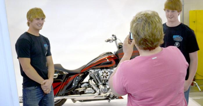 High school students complete Road Glide bike for Buffalo Chip