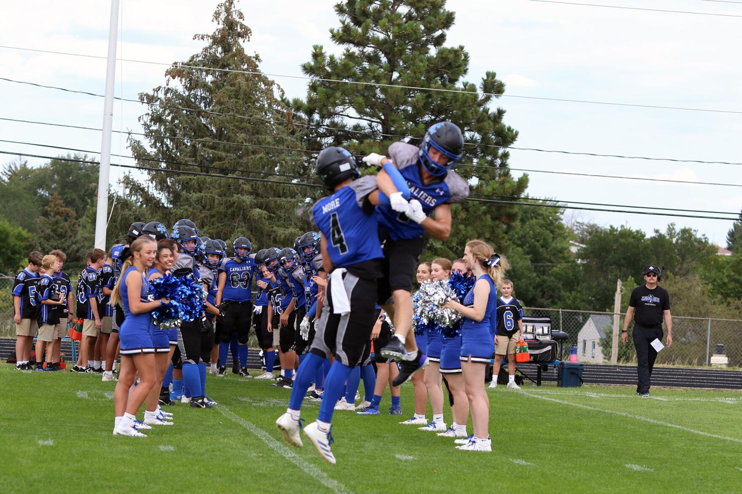 St. Thomas More football beats Sioux Valley in Rapid City