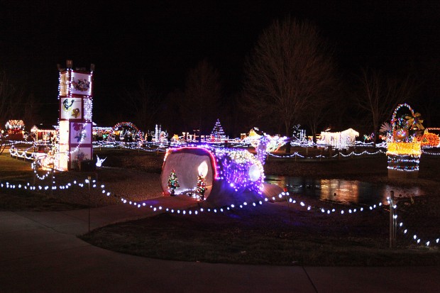 Storybook Island lights up for Christmas