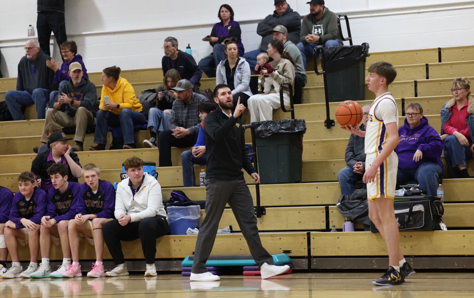 Tayt Vincent found success with Custer basketball