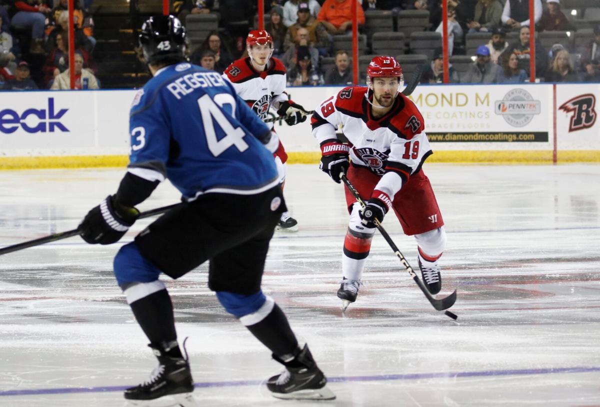 Brooks scores late shorthanded goal to lift Rush past Steelheads