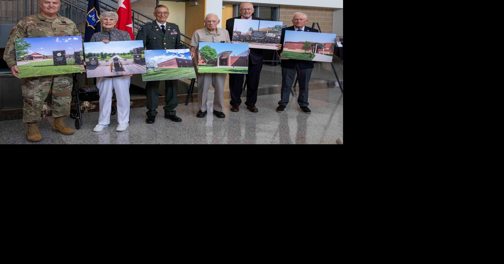 Building, gate naming honors soldiers' legacies