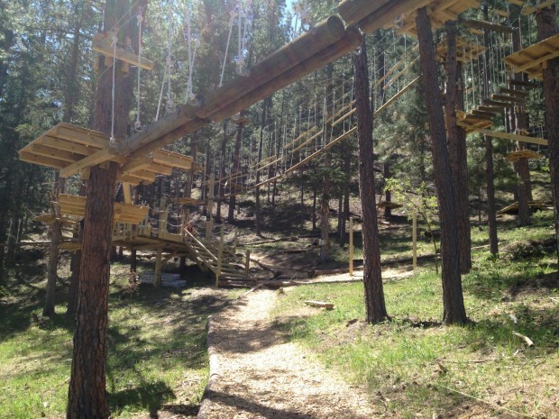 New aerial adventure park challenges climbers of all ages