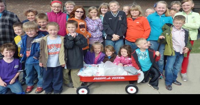 Whitewood students clean school playground