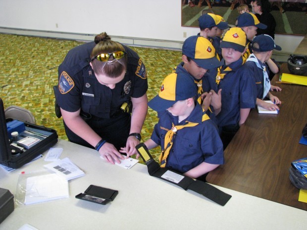 Box Elder Police Department helps scouts earn badges