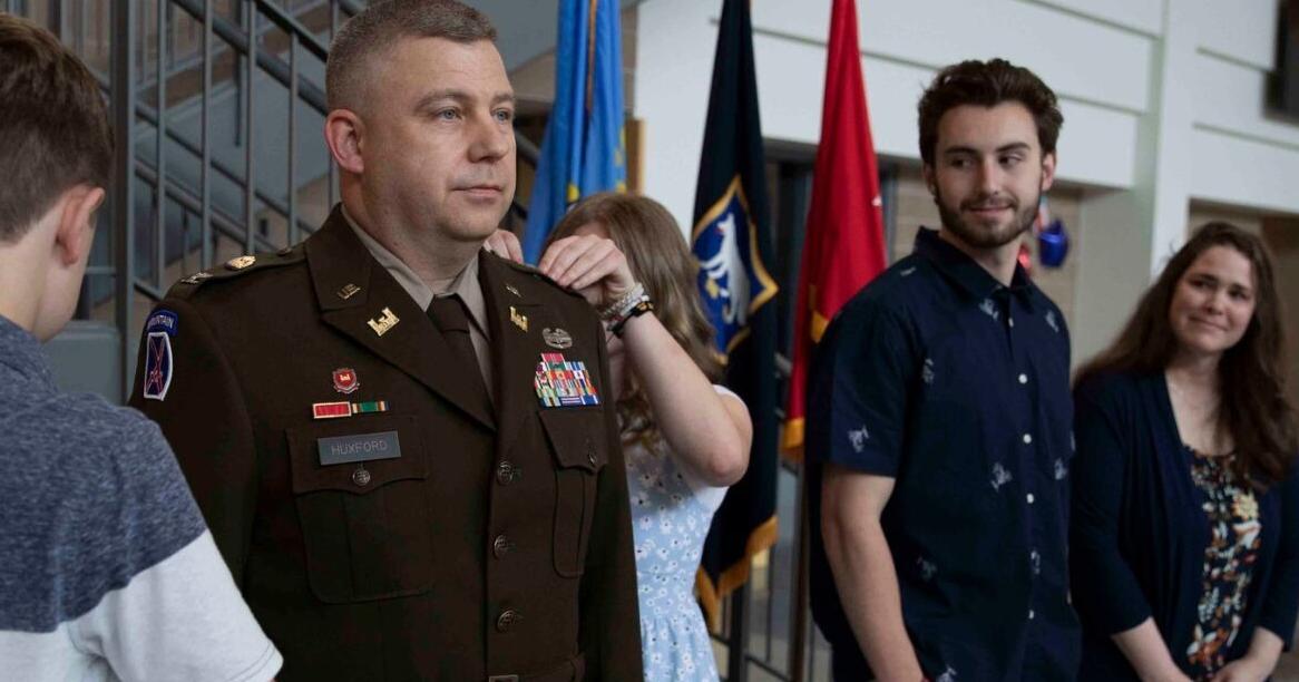 Huxford promoted to colonel in the South Dakota National Guard