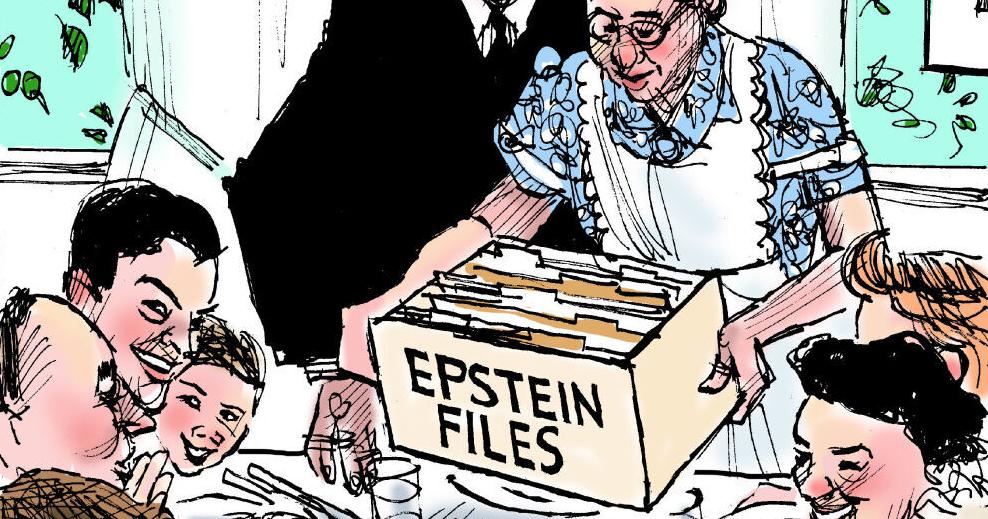 16 political cartoons dig into the Epstein files