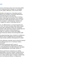 South Dakota DCI not investigating DOC Secy. after letter