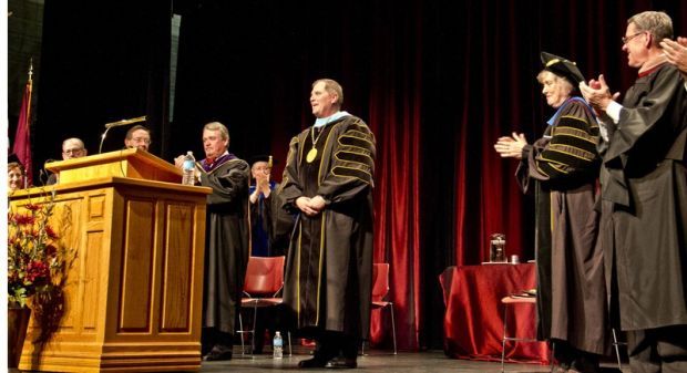 Sun shines on Rhine’s inauguration ceremony