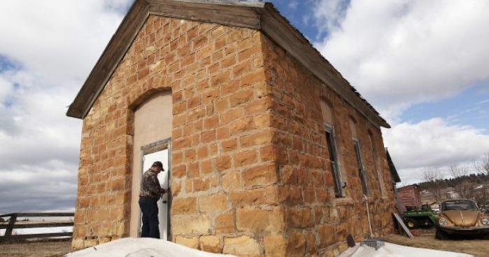 Old Crook City schoolhouse