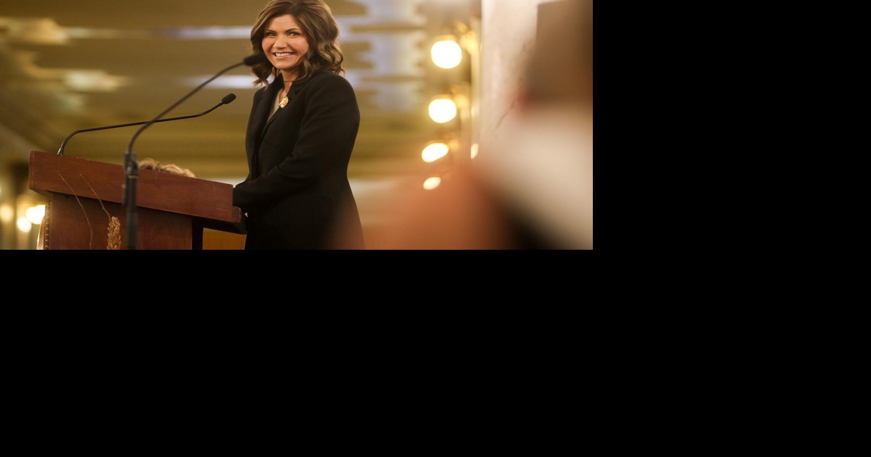 Noem sworn in as South Dakota's first female governor