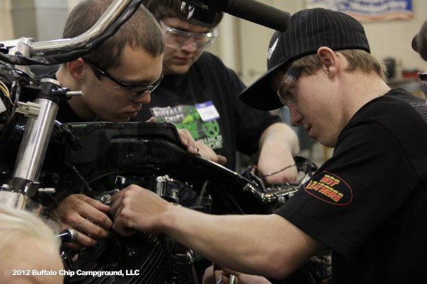 Sturgis Brown High students busy with bike build