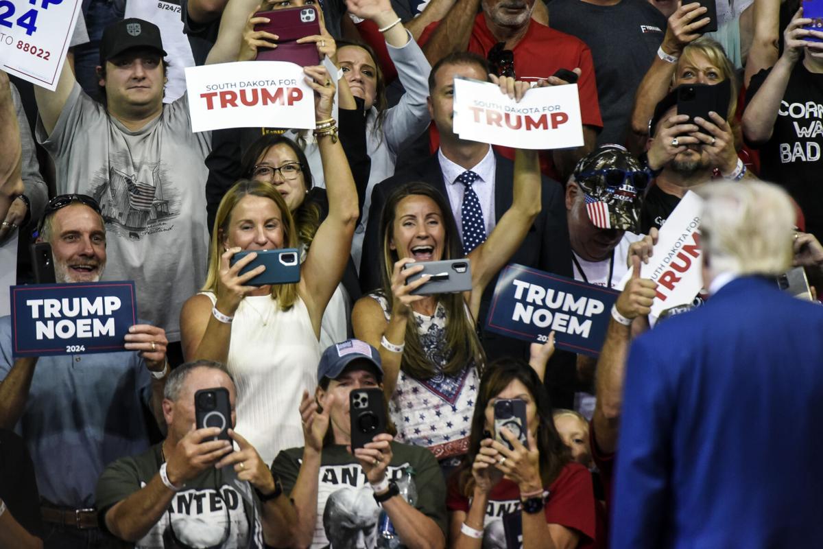 PHOTOS: Former President Trump speaks at SD GOP Rally