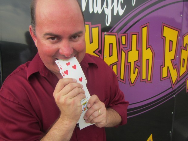 Fair folks: Magician Keith Raymond