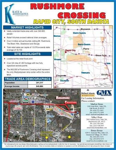 New site lists Rushmore Crossing tenants