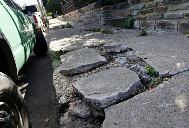 Crumbling sidewalks vexing Lead, Deadwood