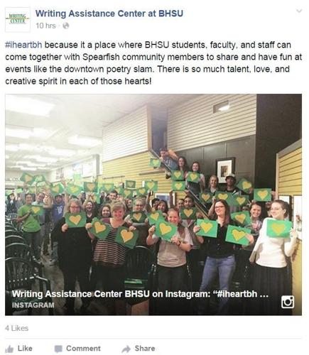 BHSU students use social media to share love of university