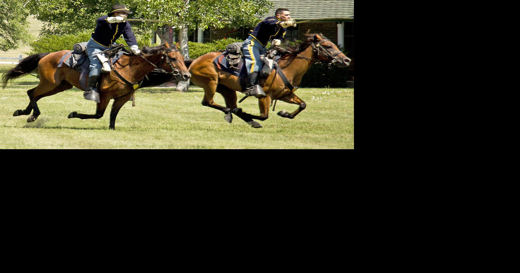 Mounted Color Guard brings Cavalry to life at Ft. Rob