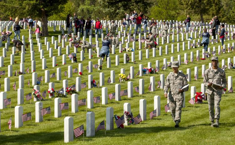 PHOTOS: Flags for Fallen Vets