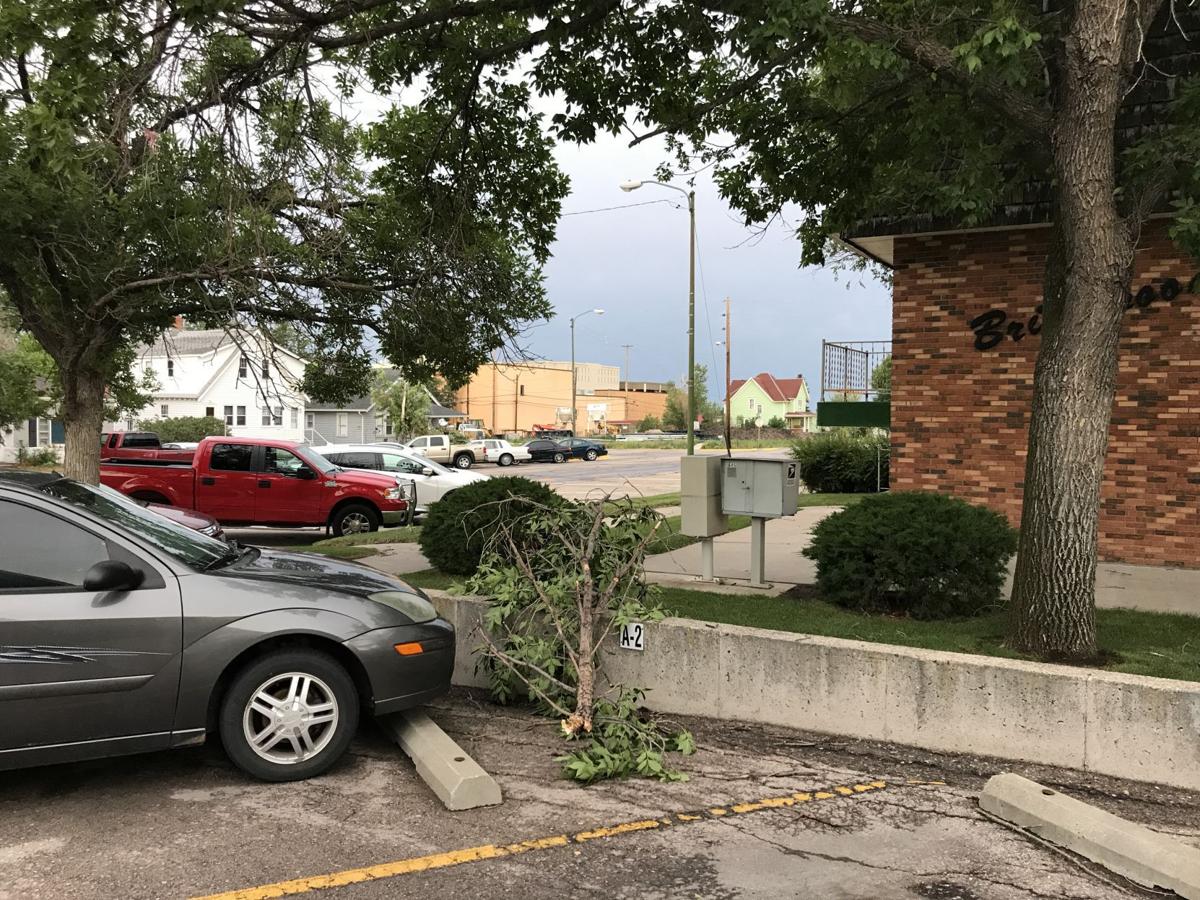 75 mph wind gust recorded at airport as storm causes minor damage