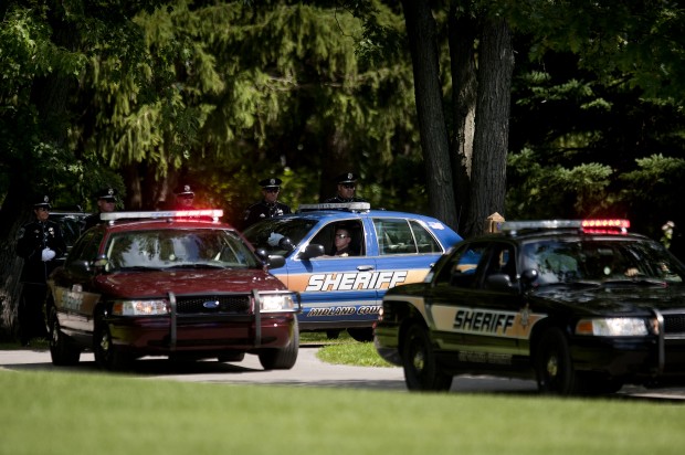 Funeral for fallen Officer J. Ryan McCandless | Police-shooting ...