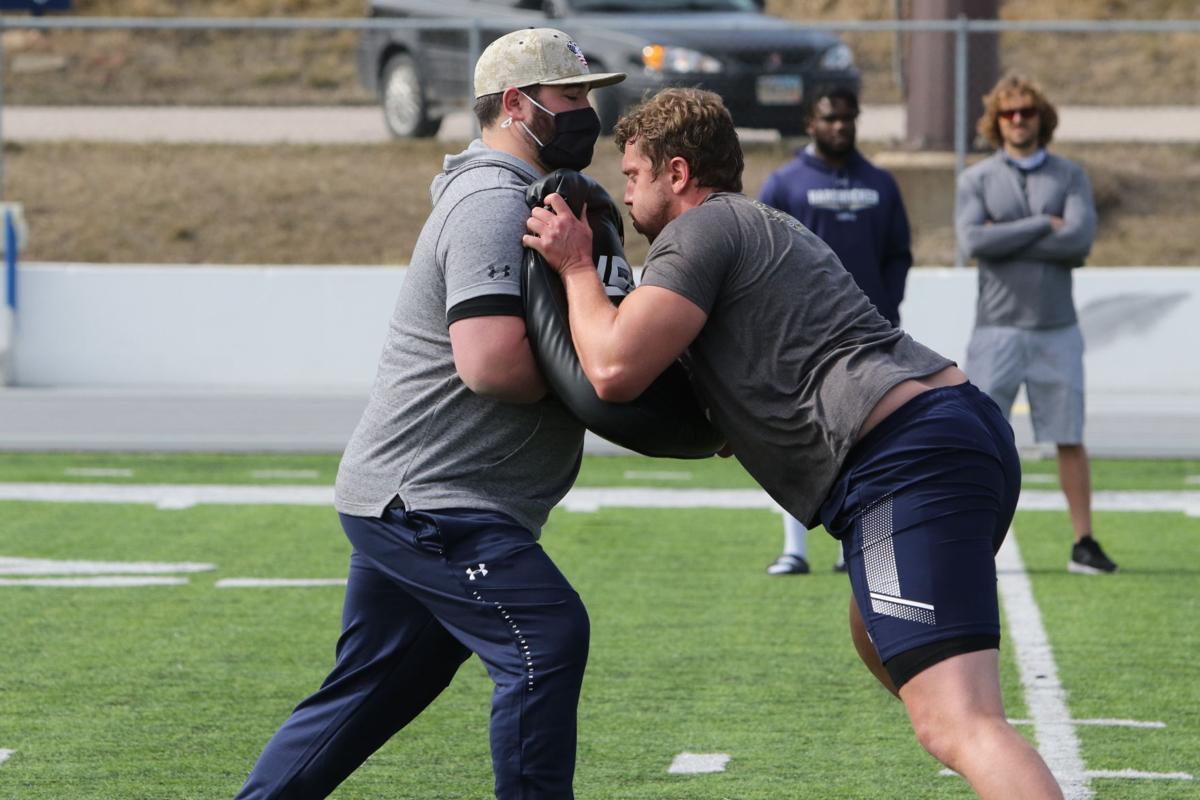 Batho performs in front of NFL scouts during Pro Day