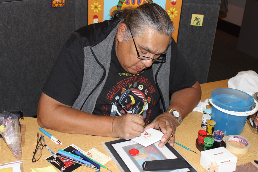 Martin Red Bear at Agate on Memorial Day