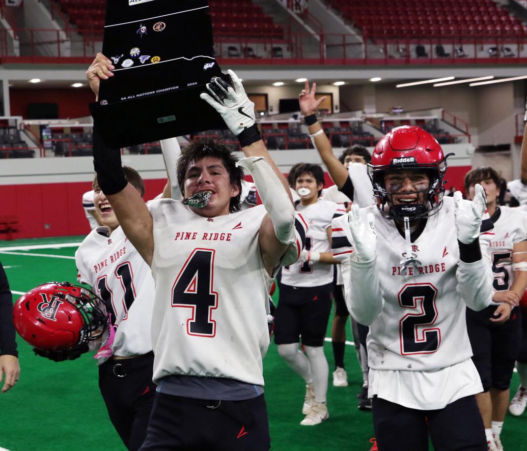 Pine Ridge wims first All Nations state football title