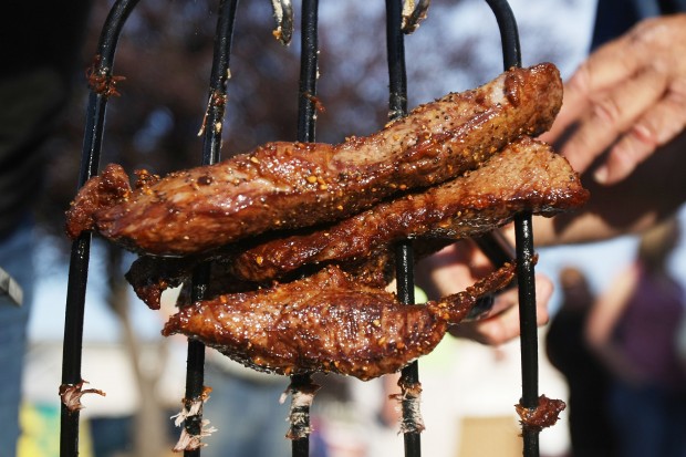 Steaks are the star in pitchfork fondue