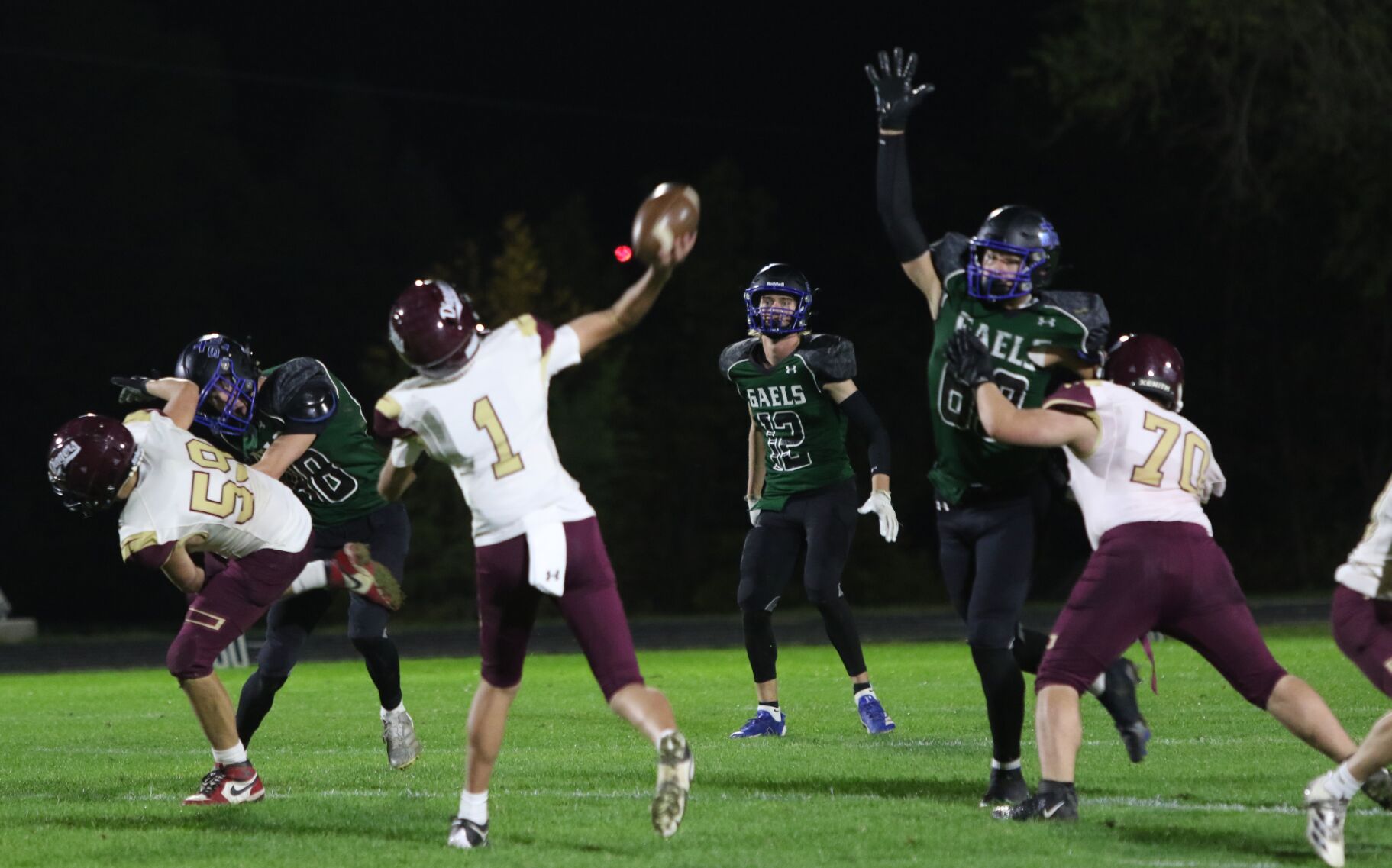 Max Speed and Noah Wald lead St. Thomas More's offense
