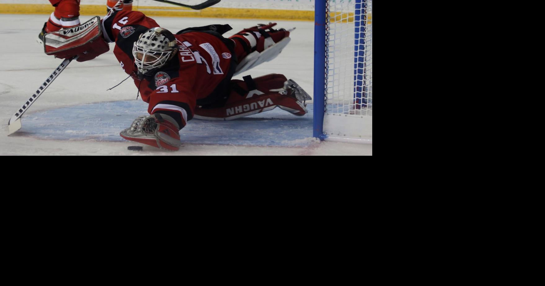 Carlson makes 1st start in 17 months as lethargic Rush blanked by ...