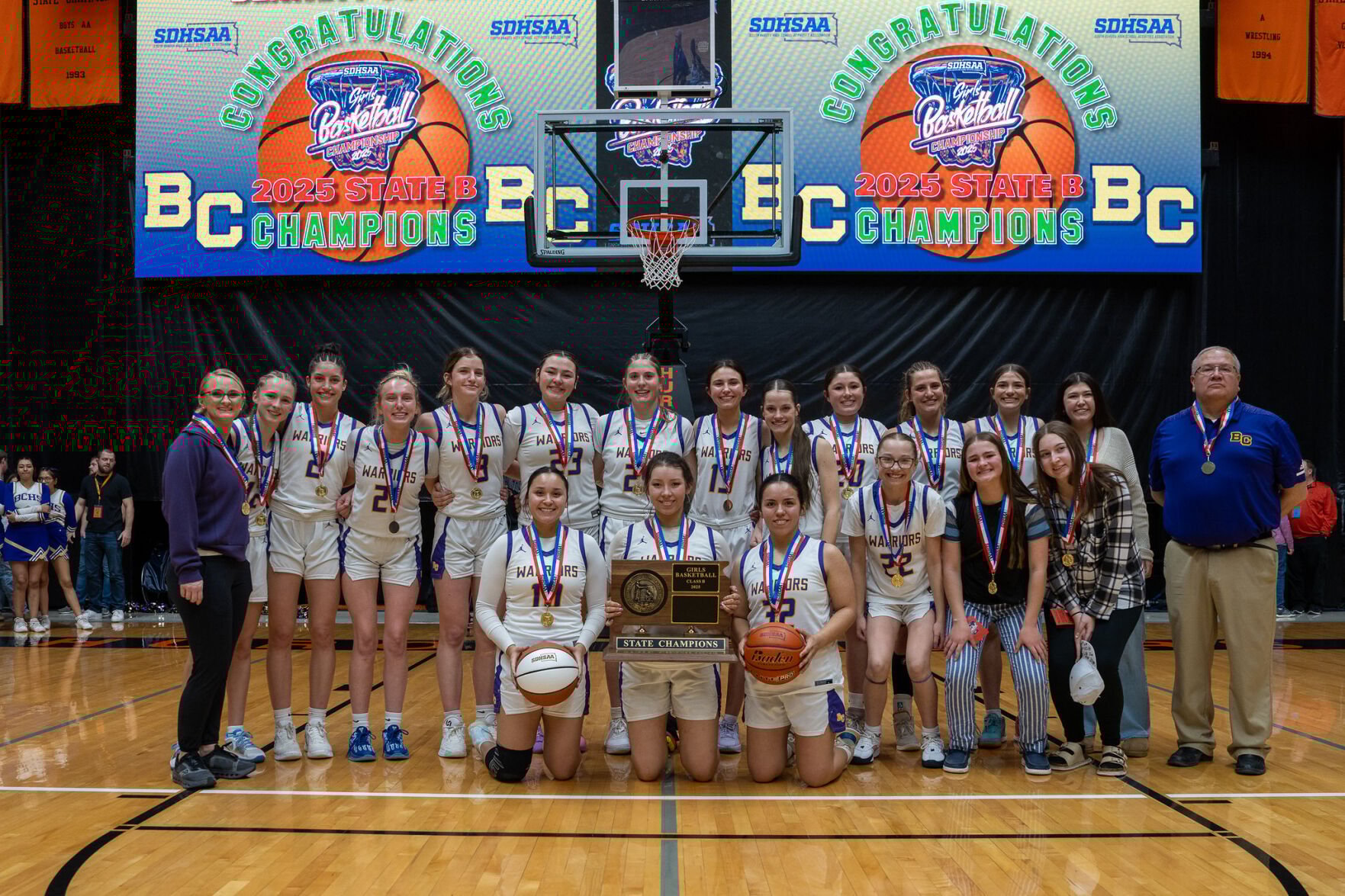 Bennett County girls basketball team wins state title