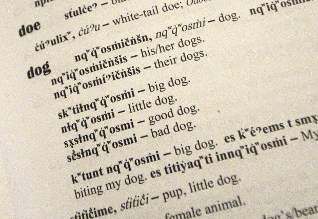 Salish language dictionary expands from 186 pages to 816